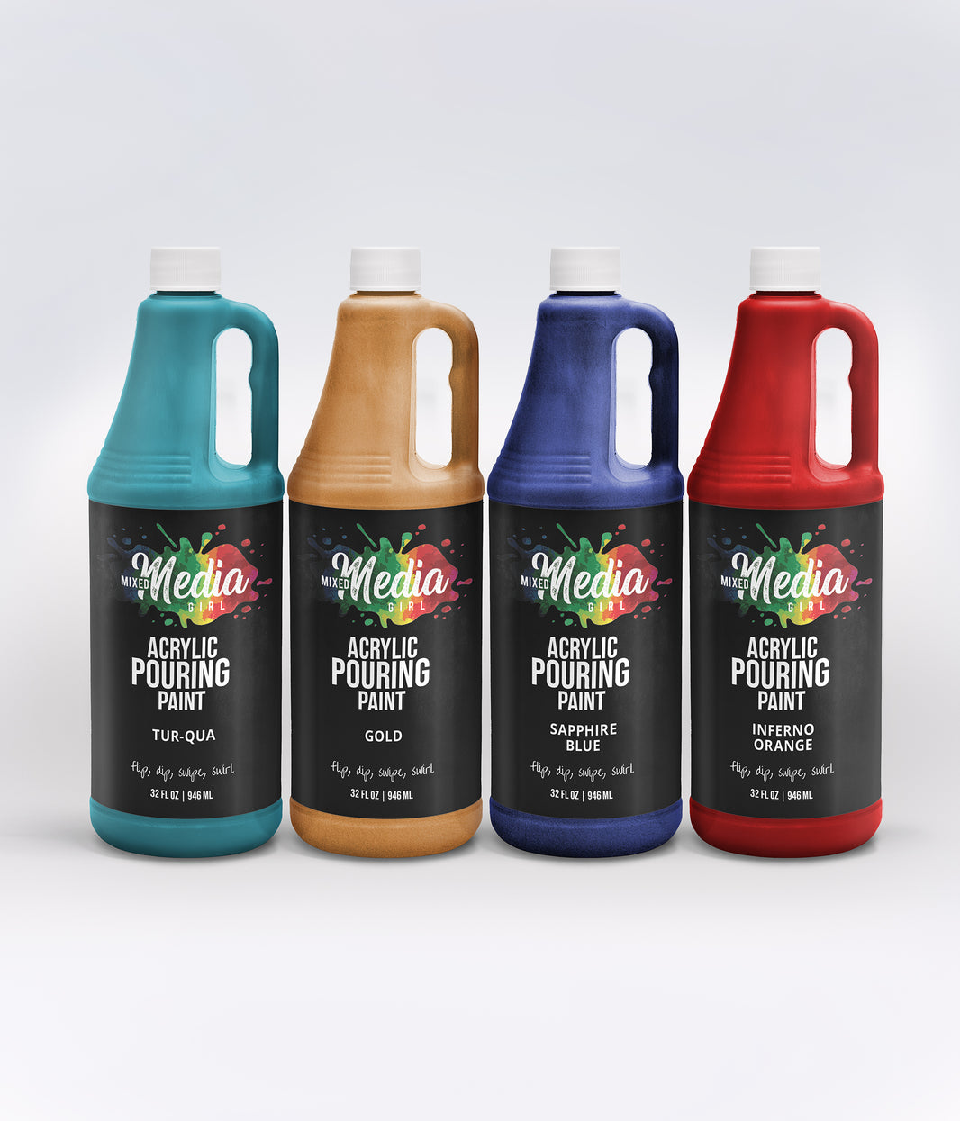 Pouring Paint – Mixed Media Girl