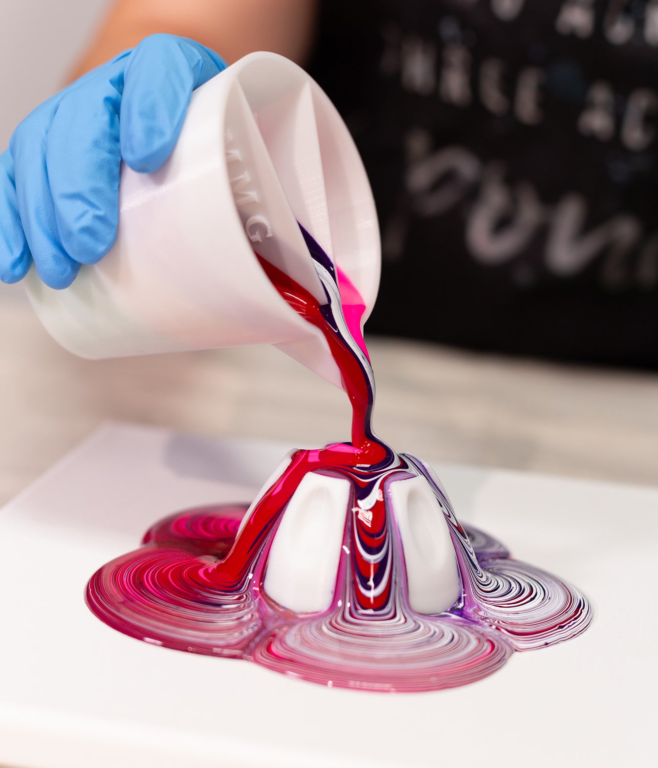 Acrylic Pouring Plastic DOUBLE Split Cup 10 oz or 16 oz – Mixed Media Girl