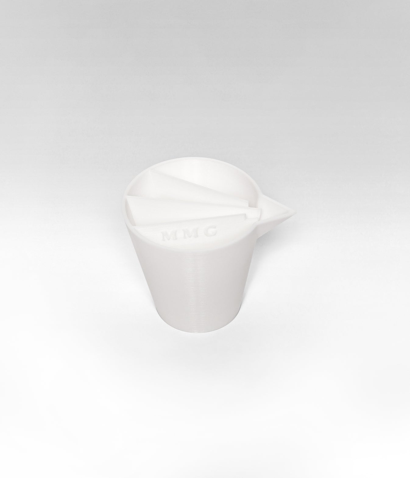 Acrylic Pouring Plastic TRIPLE Split Cup 10 or 16 oz with 4 compartmen ...