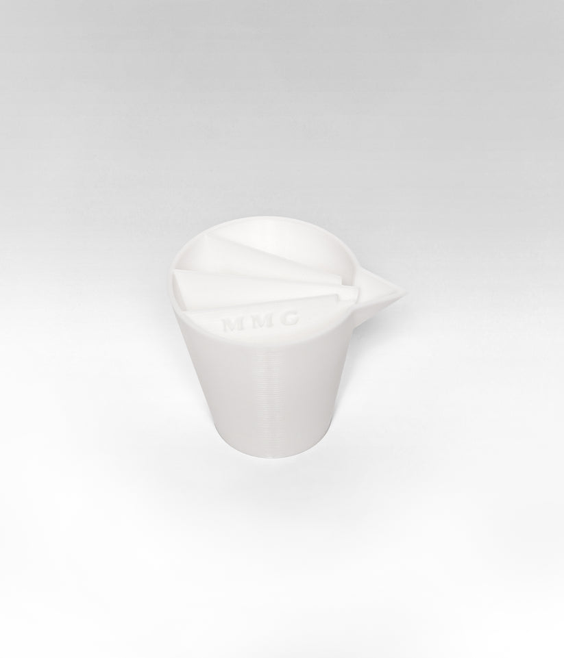 Acrylic Pouring Plastic TRIPLE Split Cup 10 or 16 oz with 4 compartmen ...